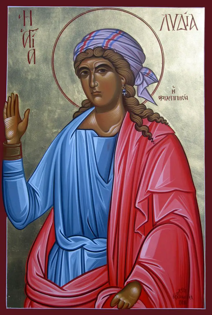 Santa Lidia de Tiatira. Santo del día 3 de agosto.