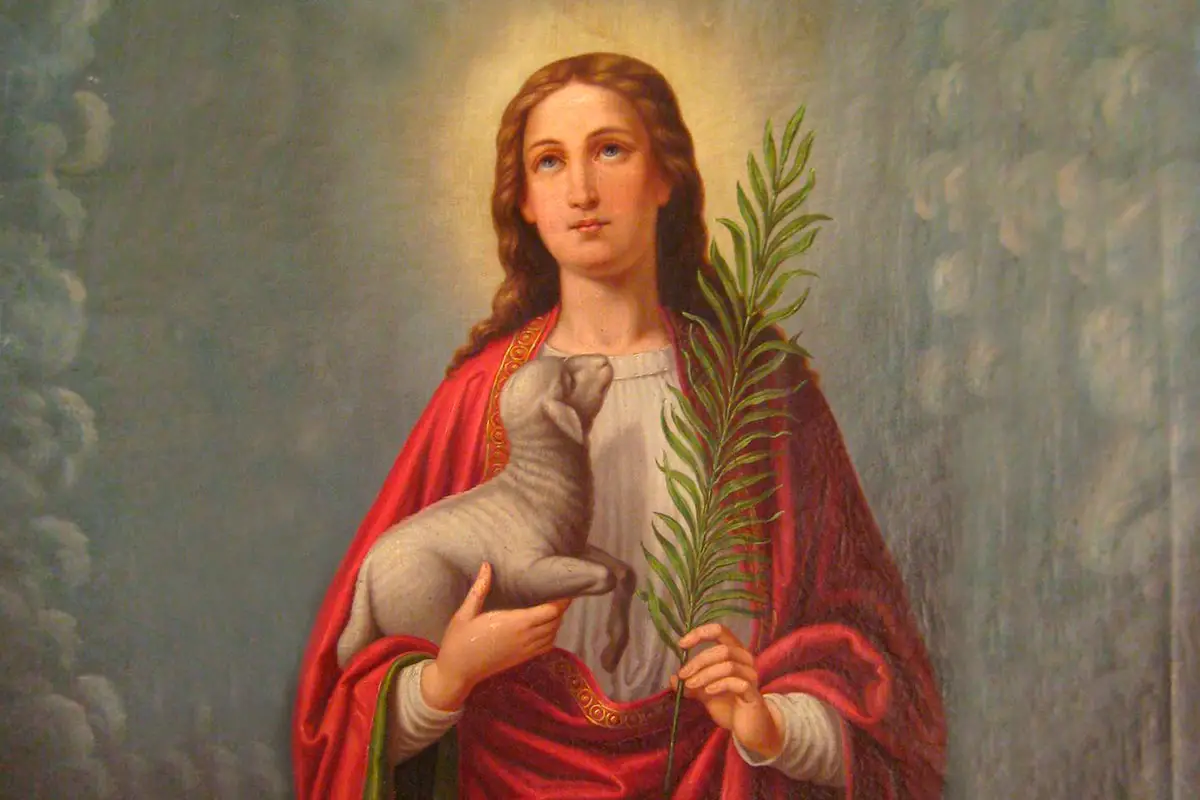 Santa Inés. Santo del día 21 de enero